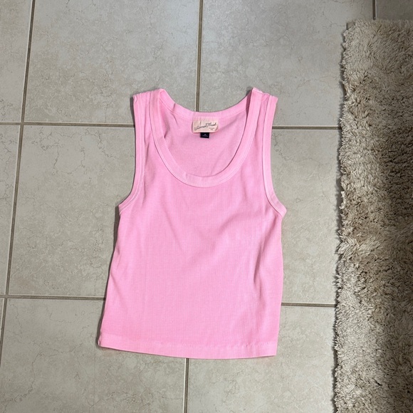 Target | Tops | Target Pink Ribbed Tank Top | Poshmark